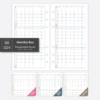 BB_024 Yearly Schedule Calendar | Printable Schedule Planner