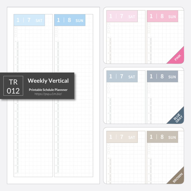 TR_013 Monthly Box Planner | Printable Schedule Planner